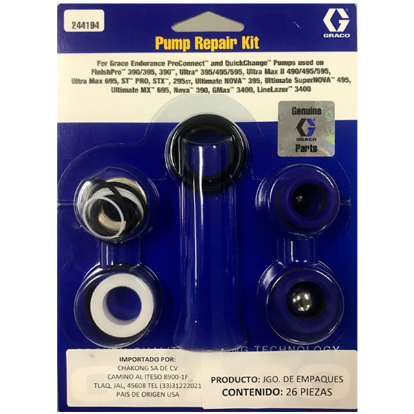 Graco Kit de Empaques 244194 - Graco Mexico