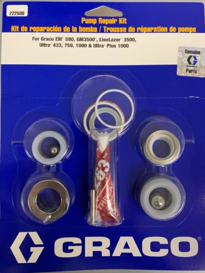 Kit de empaques Graco 222588 - Graco Mexico