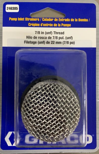 Filtro de succión Graco 246385 - Graco Mexico