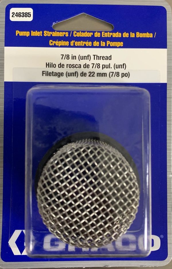 Filtro de succión Graco 246385 - Graco Mexico
