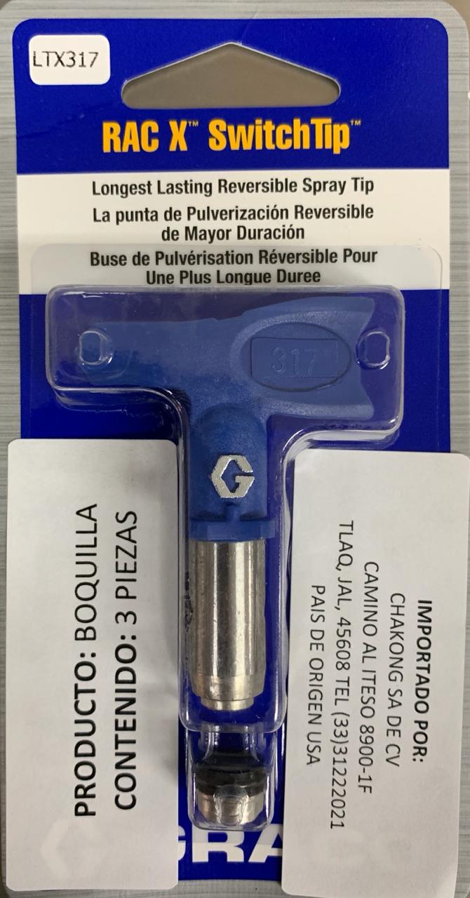 Boquilla Graco azul RAC X LTX317 - Graco Mexico