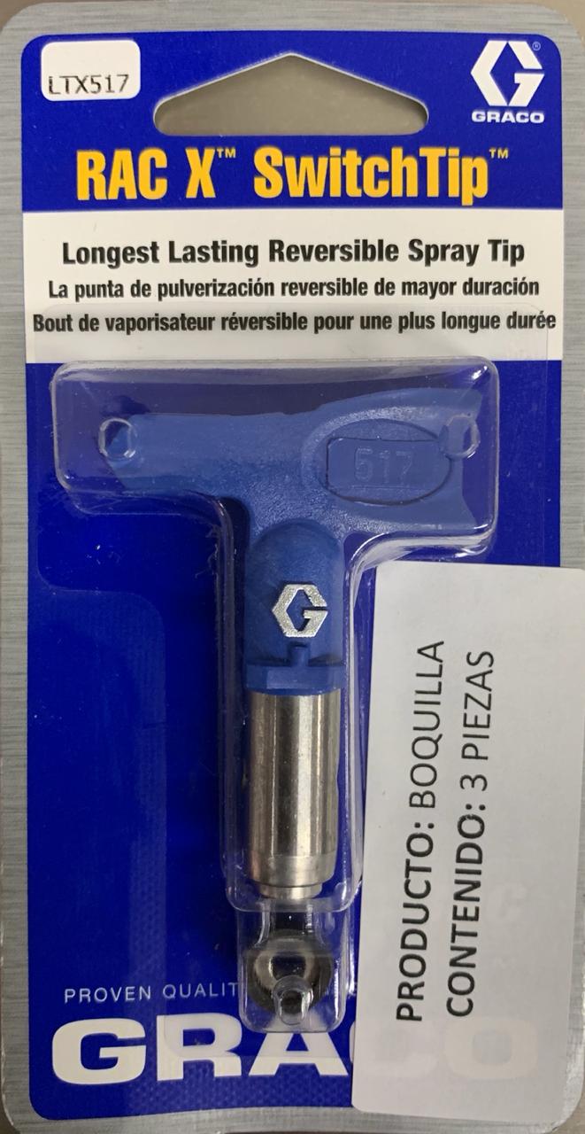 Boquilla Graco azul RAC X LTX517 - Graco Mexico