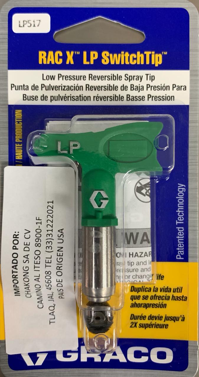 Boquilla Graco verde RAC X LP517 - Graco Mexico